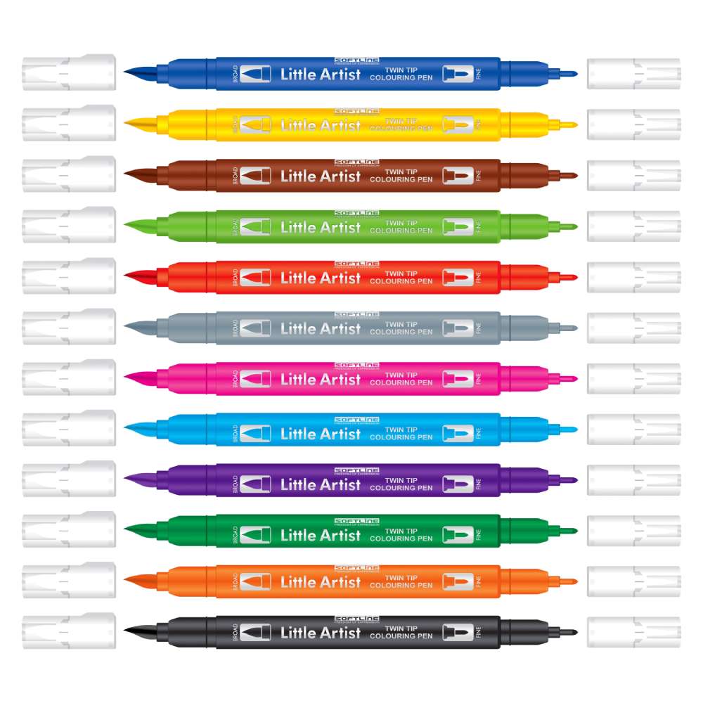 Little Artist Twin Tip 12 Pcs Set – Addgel