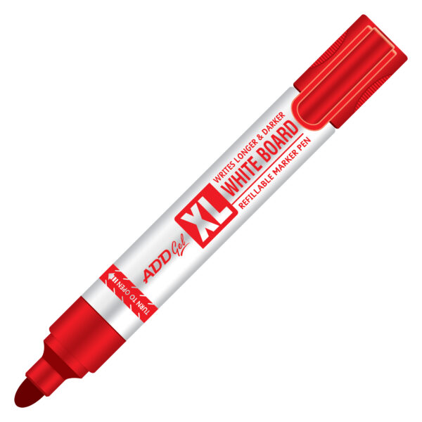 XL WhiteBoard Refillable Marker Pen Pack of 10 Markers – Addgel