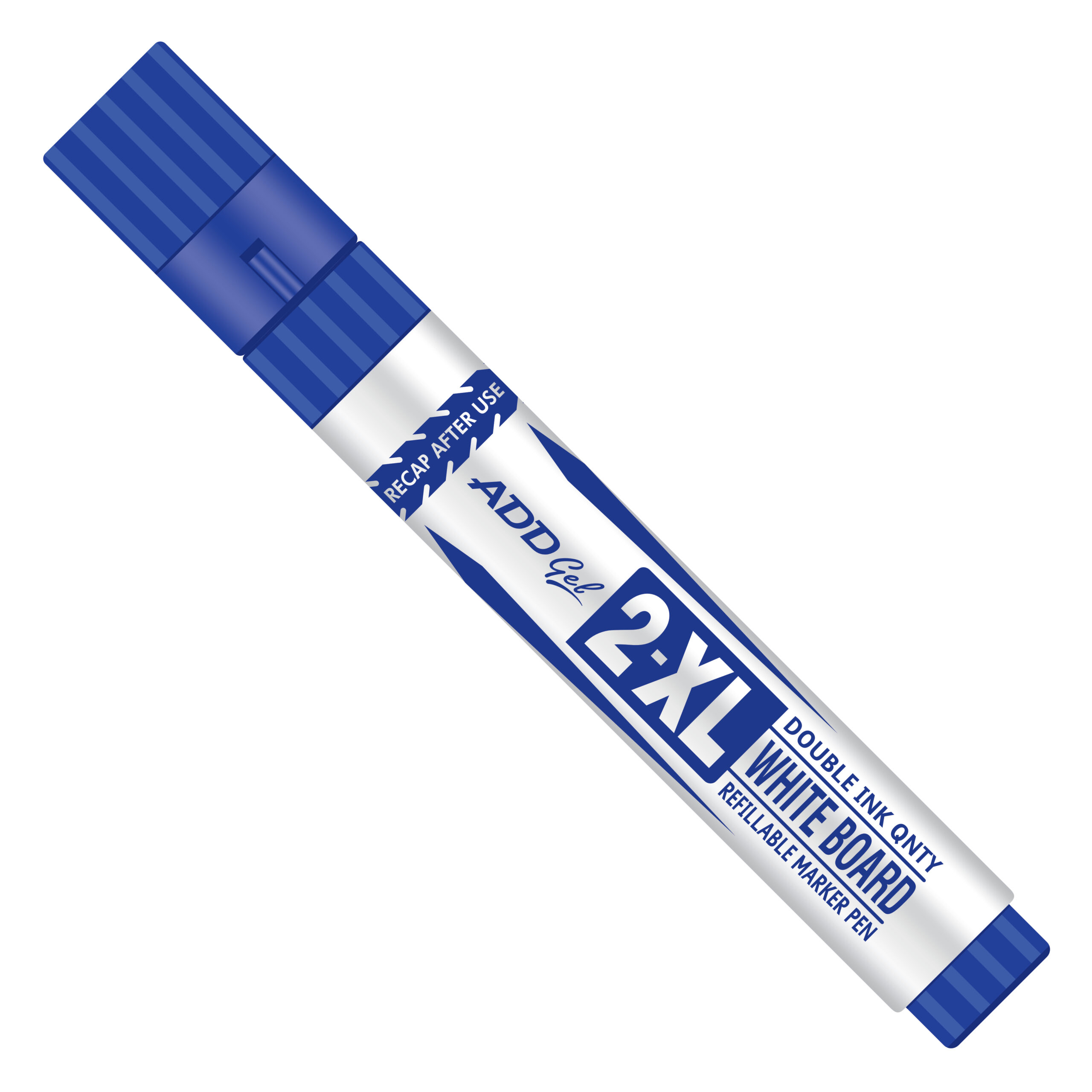 2XL White Board Refillable Marker Pack of 12 Markers – Addgel